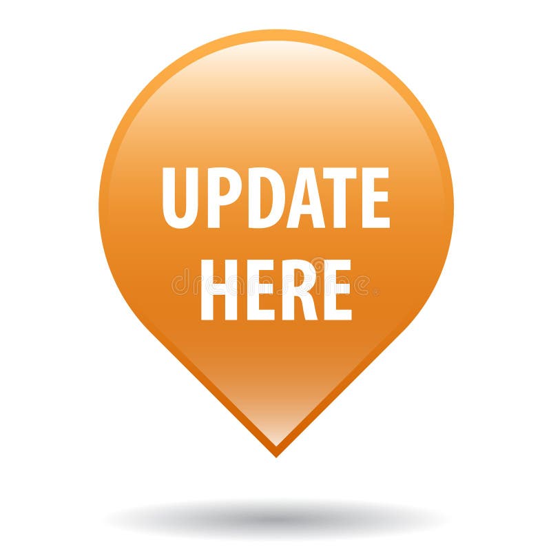 Update here web button stock illustration. Illustration of buttons ...