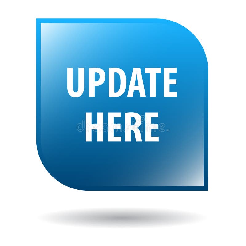Update here web button stock illustration. Illustration of buttons ...