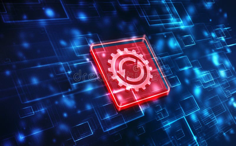 Update Icon Computer Key stock image. Image of security - 92481201