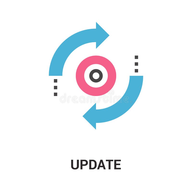 Update icon concept stock vector. Illustration of rotate - 82402295