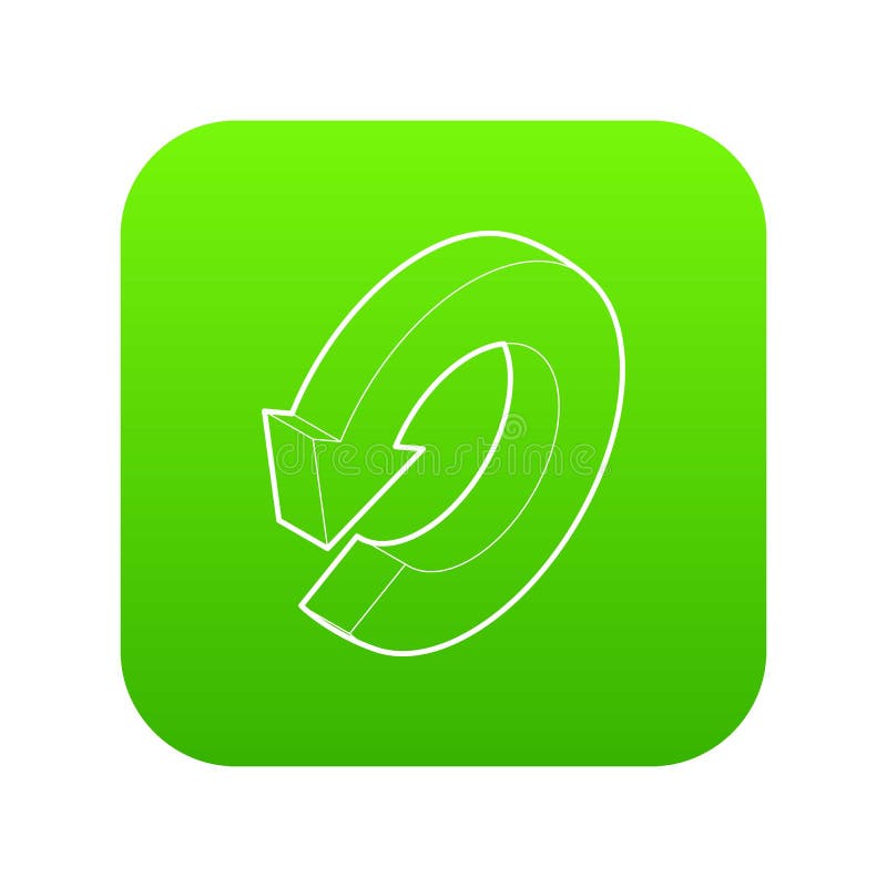 Update icon green vector stock vector. Illustration of flow - 128482111