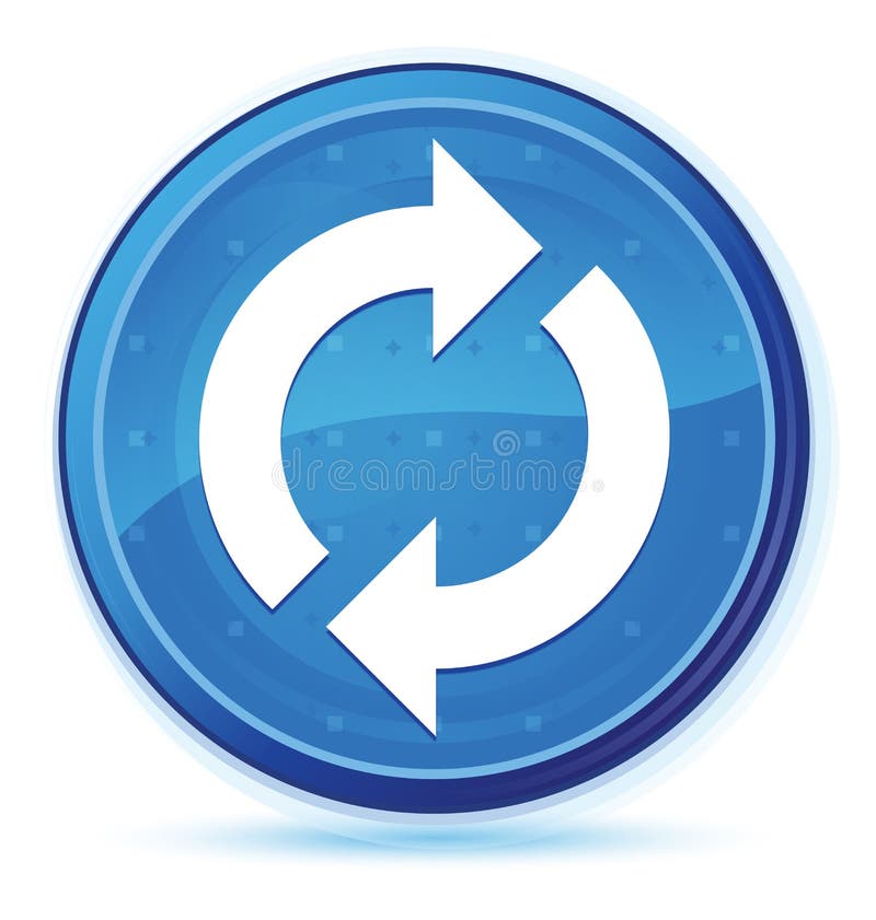 Update Icon Midnight Blue Prime Round Button Stock Vector ...