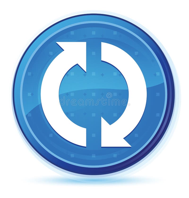 Update Icon Midnight Blue Prime Round Button Stock Vector ...