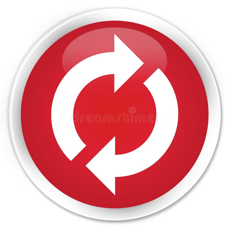 Red Update Button stock illustration. Illustration of isolated - 118751078