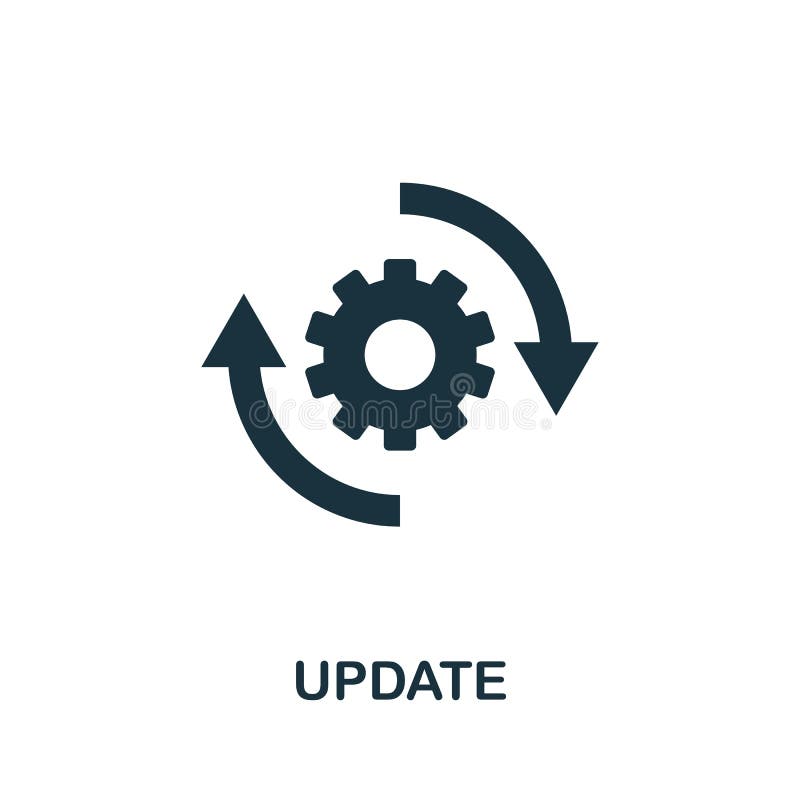 Update Icon. Simple Element from Data Organization Collection Stock ...