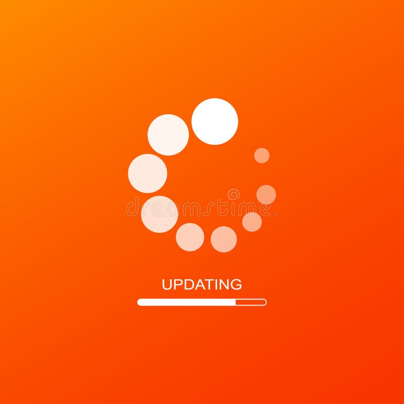 Update Icon or Software Update. Downloading Data Concept Simple Design ...
