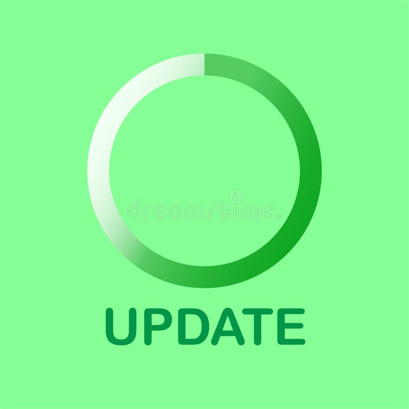 Update Icon Vector Illustration Stock Illustration - Illustration of ...