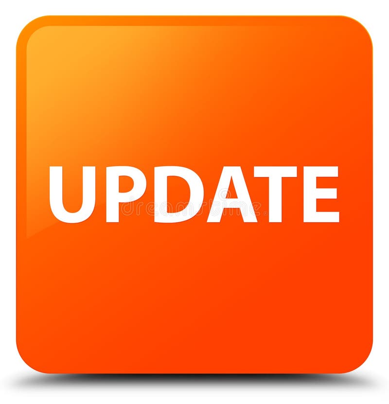 Update Orange Square Button Red Ribbon in Middle Stock Illustration ...
