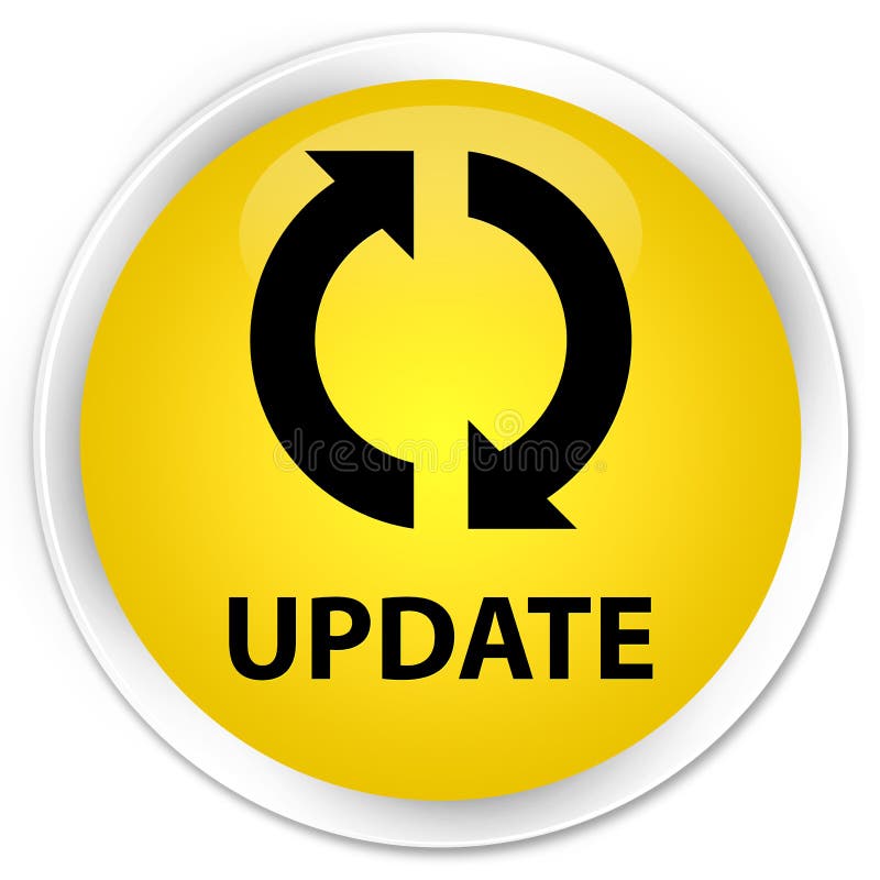 Yellow Update Button Stock Illustrations – 733 Yellow Update Button ...
