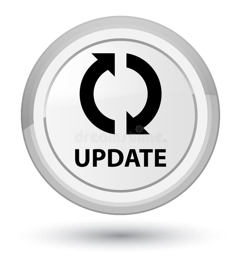 Update Prime White Round Button Stock Illustration - Illustration of ...