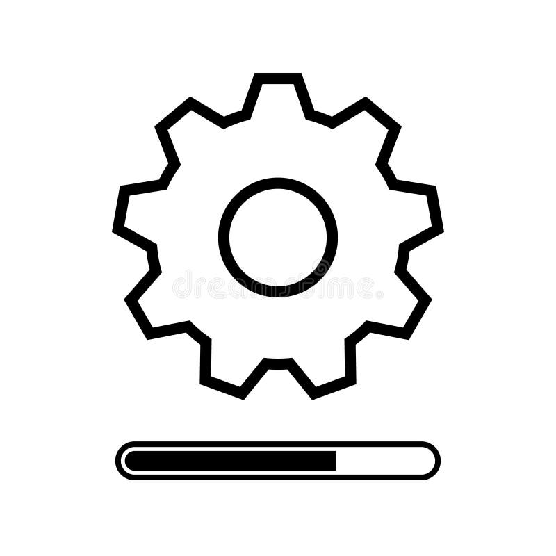 Update Process Icon Upgrade Progress Icon Update Progress Status Upgrade Of System Logo For