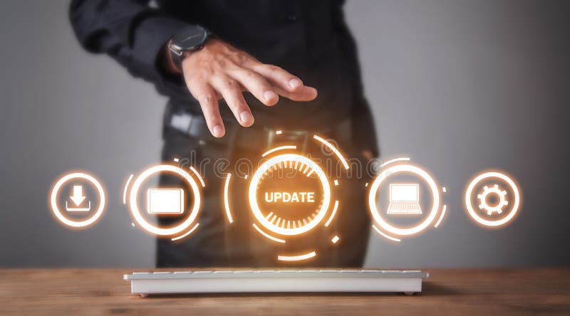 Update Program. Business, Technology, Internet Concept Stock Image ...