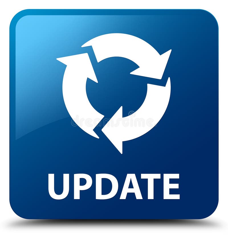 Update (refresh Icon) Glassy Green Round Button Stock Illustration ...