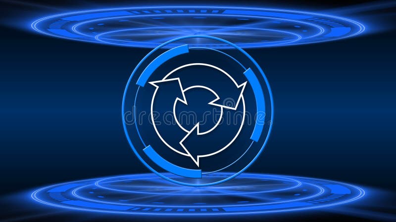 UPDATE Sign in Circle Frame between HUD Elements Stock Illustration ...