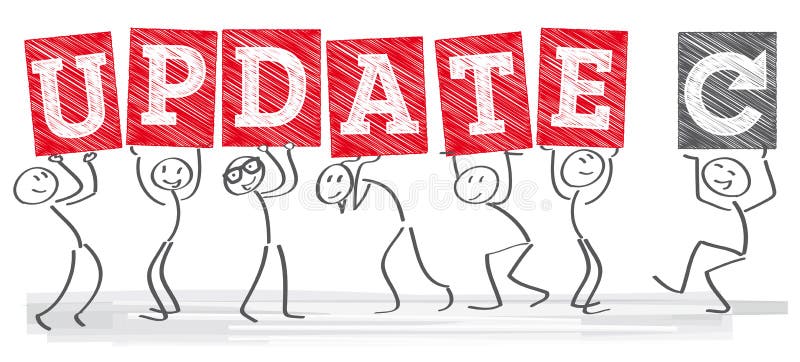 Update Sign stock illustration. Illustration of background - 65827157