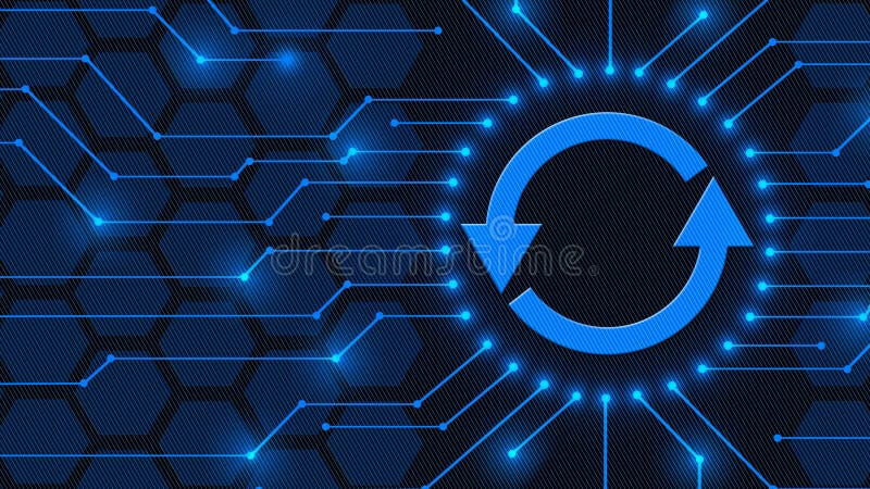 UPDATE Sign between Information Connecting Lines - Abstract Background ...