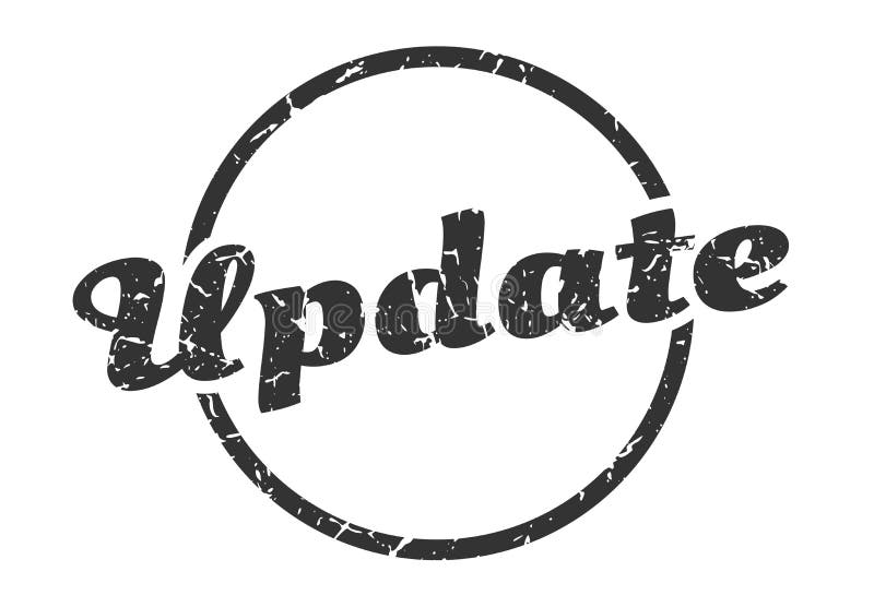 Update Sign. Update Round Vintage Stamp Stock Vector - Illustration of ...