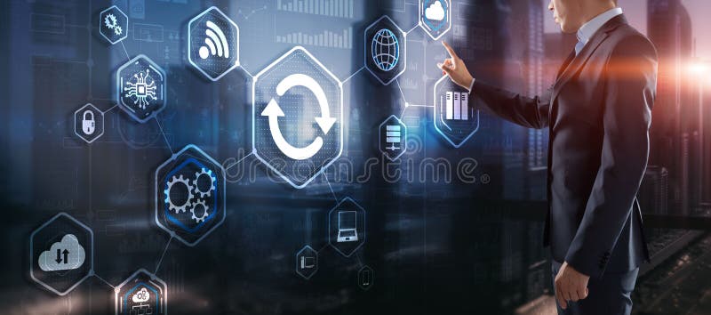 Update Software Application and Hardware Upgrade Concept 2021 Stock ...