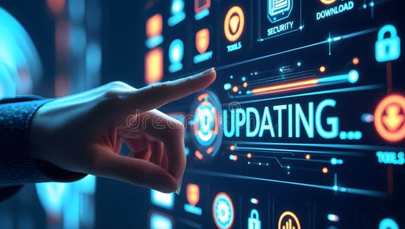 Update Software Application Upgrade Technology Concept. Software Update ...