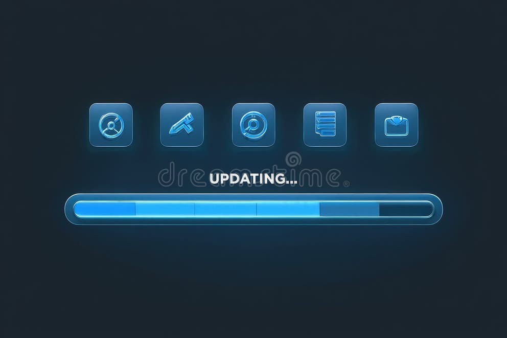Update Software Application Upgrade Technology Concept. Stock ...