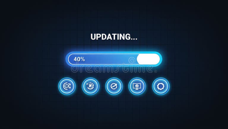 Update Software Application Upgrade Technology Concept. Stock ...