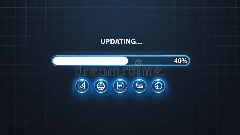 Update Software Application Upgrade Technology Concept. Stock ...