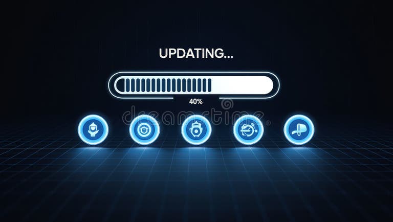 Update Software Application Upgrade Technology Concept. Stock ...