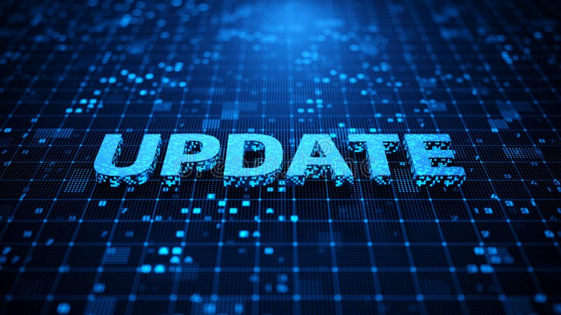 Update Software Computer Program Upgrade Business Technology Internet Concept Stock Illustration ...