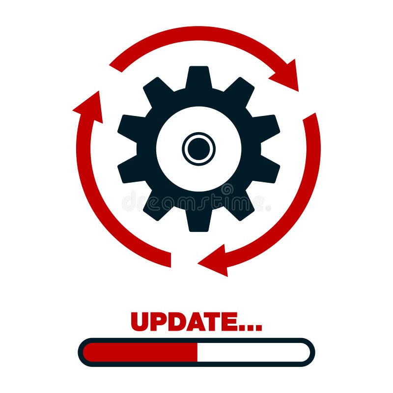 Update Software Icon. Concept of Update Application Progress Icon, for ...