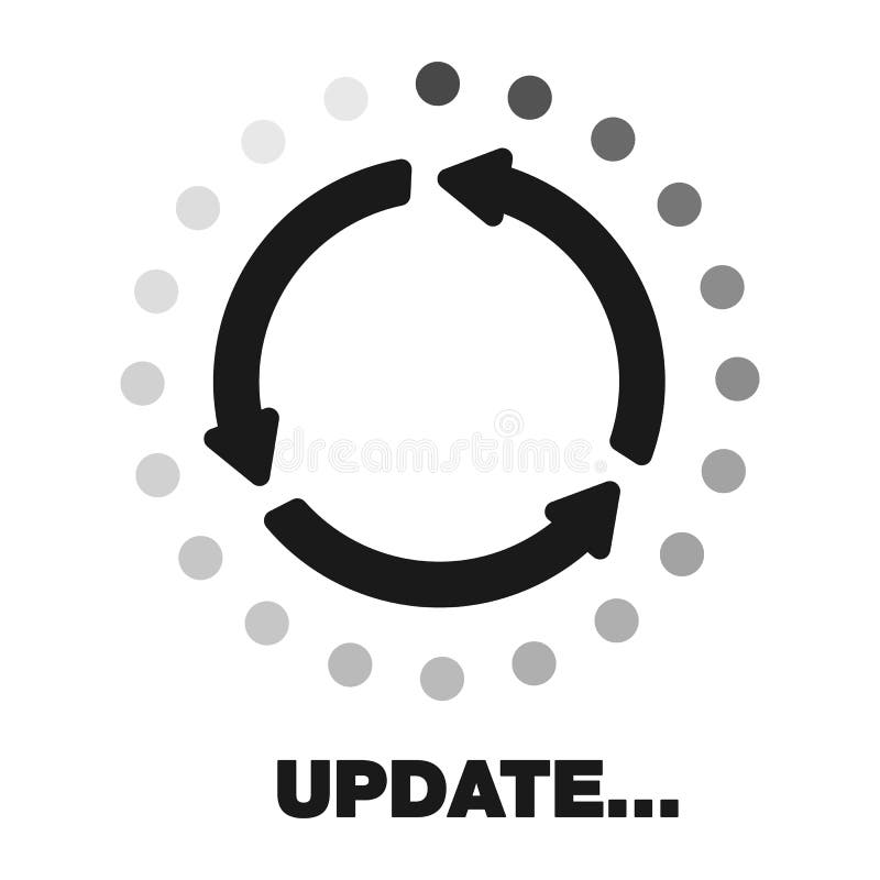 Update Software Icon. Concept of Update Application Progress Icon, for ...