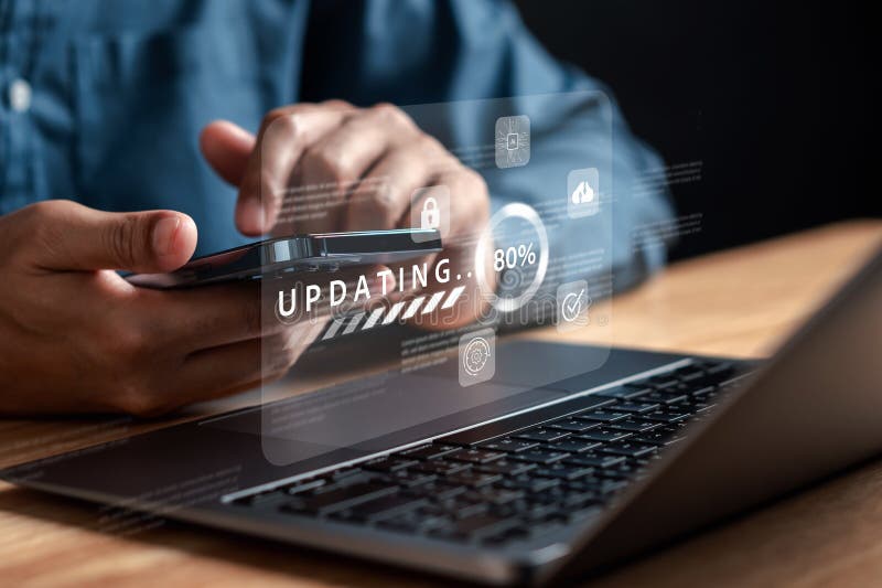 Update Software And Installing New Version System In Computer Man 4279
