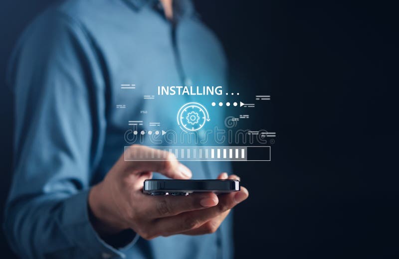 Update Software And Installing New Version System In Computer Man 8431