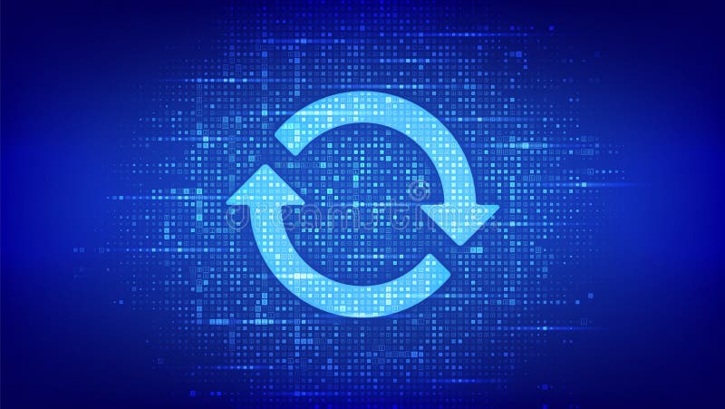 Update Software Upgrade Computer Program Version Concept Synchronization Icons Made With