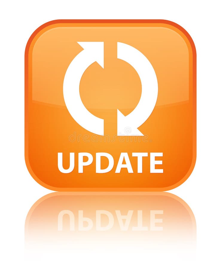 Update Special Orange Square Button Stock Illustration - Illustration ...