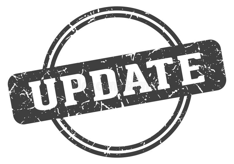 Update stamp stock vector. Illustration of textured - 347664468