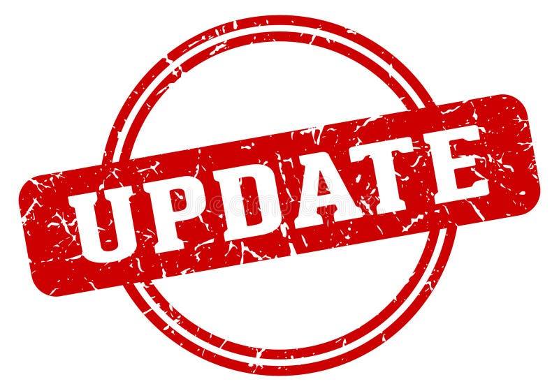 Update stamp stock vector. Illustration of overlay, rubber - 349493857