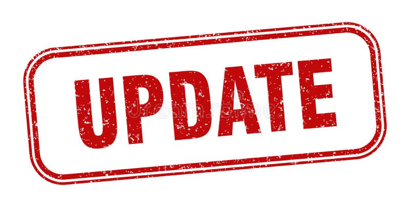 Update Stamp Set. Update Square Grunge Sign Stock Vector - Illustration ...