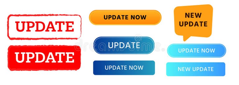 Update Stamp Sticker Speech Bubble and Button Upgrade Version System ...