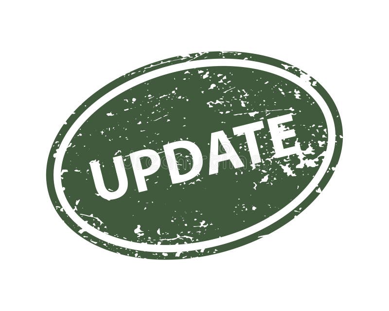 Update Stamp Vector Texture. Rubber Cliche Imprint Stock Vector ...