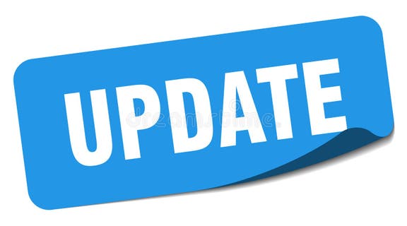 Update Sticker. Update Label Stock Vector - Illustration of isolated ...