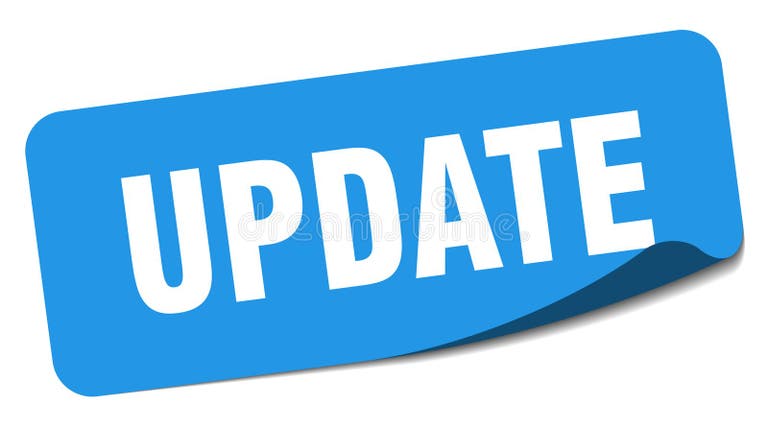 Update Sticker. Update Label Stock Vector - Illustration of isolated ...