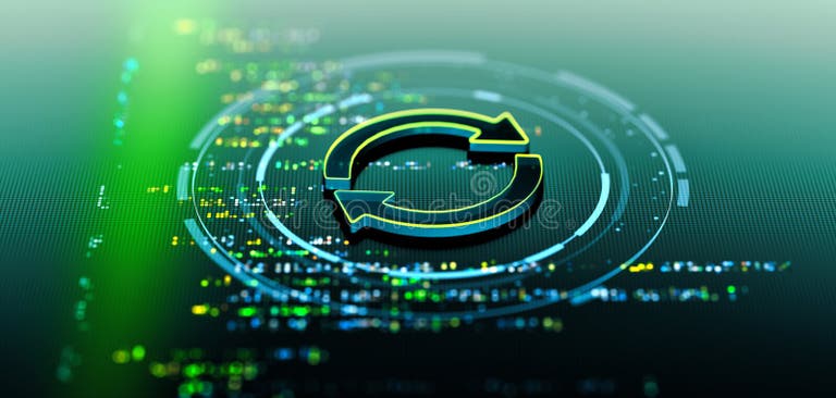 Update Symbol - Modern Software Upgrade and System Improvement Concept ...