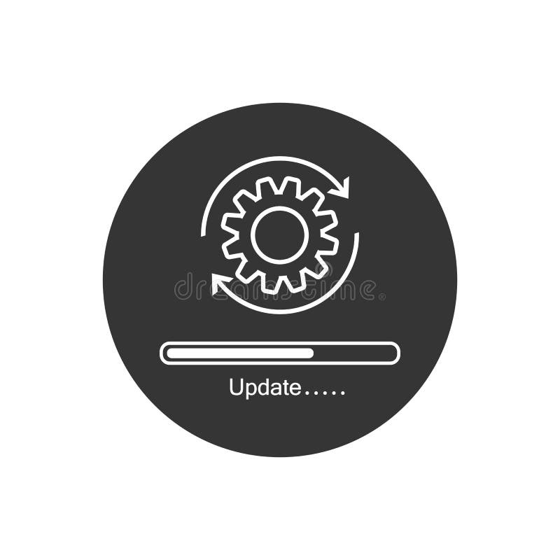 Update System Icon. Concept of Upgrade Application Progress Icon for ...