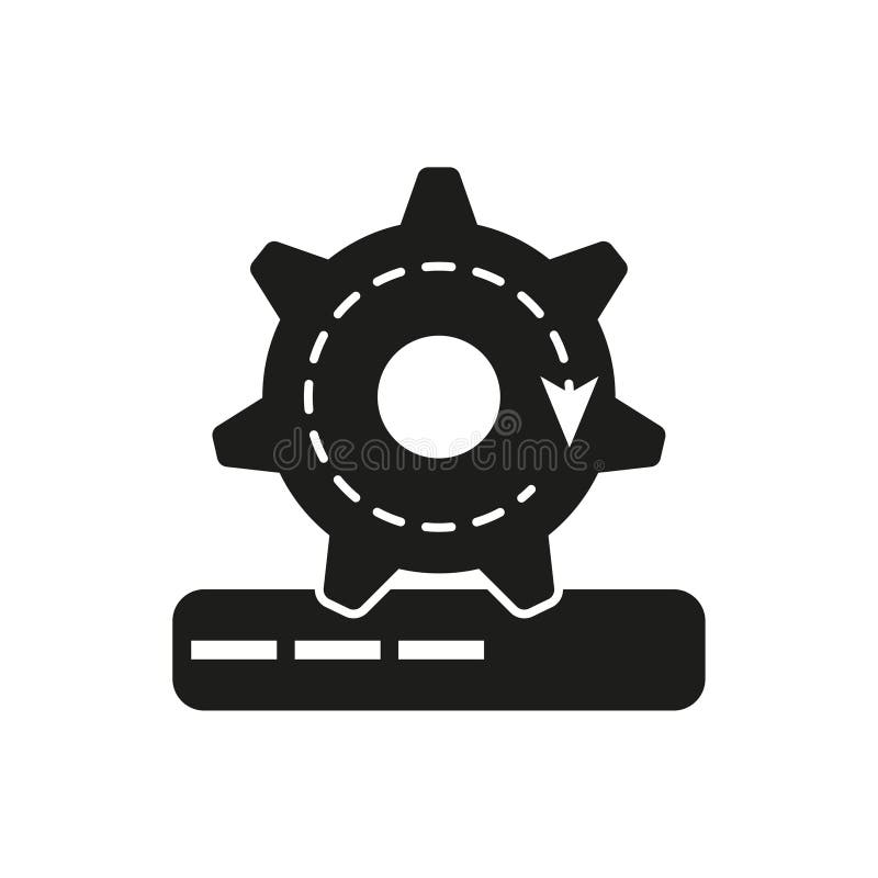 Update System Progress Icon. Loading Process Symbol. Vector ...
