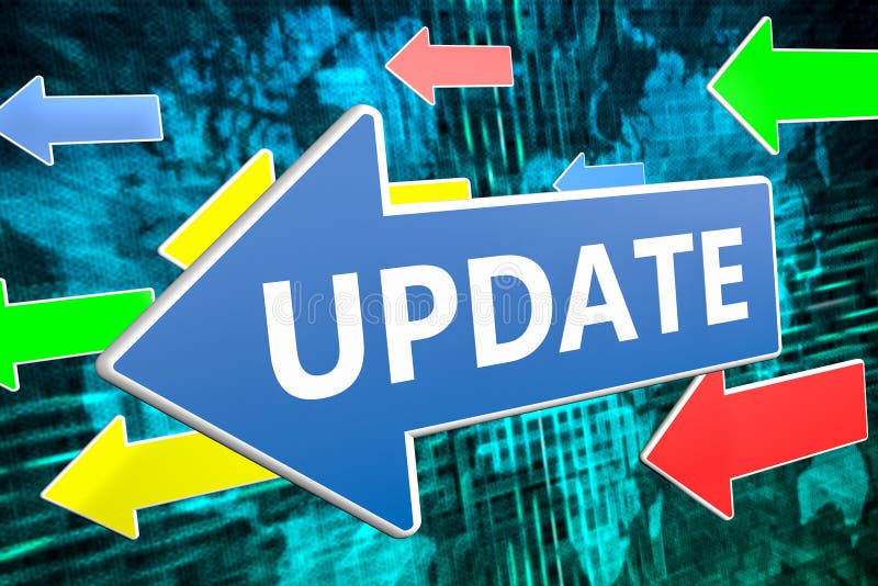 Update text concept stock illustration. Illustration of internet ...