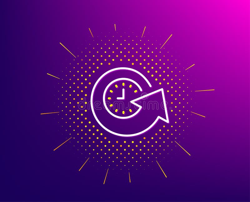 Update Time Line Icon. Refresh Watch Sign. Vector Stock Vector ...