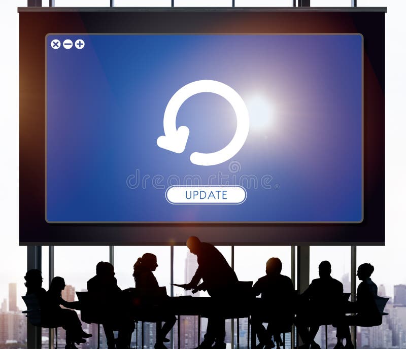 Update Upgrade Installation Latest Updating Concept Stock Photo - Image ...