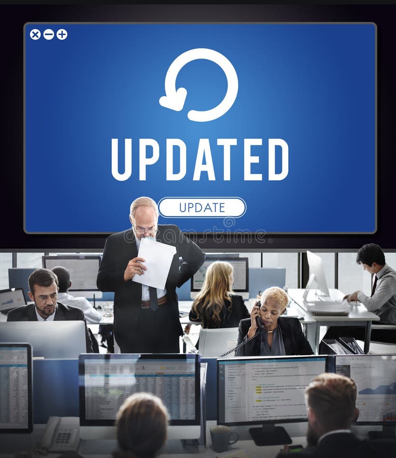 Update Upgrade Installation Latest Updating Concept Stock Image - Image ...