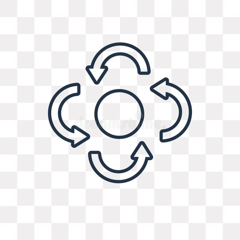 Update Vector Icon Isolated on Transparent Background, Linear Up Stock ...