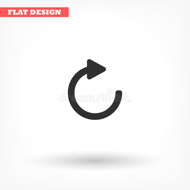 Update Vector Icon , Lorem Ipsum Flat Design Stock Illustration ...